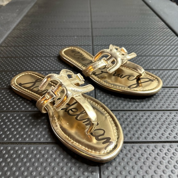 Sam Edelman | Shoes | Sam Edelman Sandals Gold Womens 65 | Poshmark